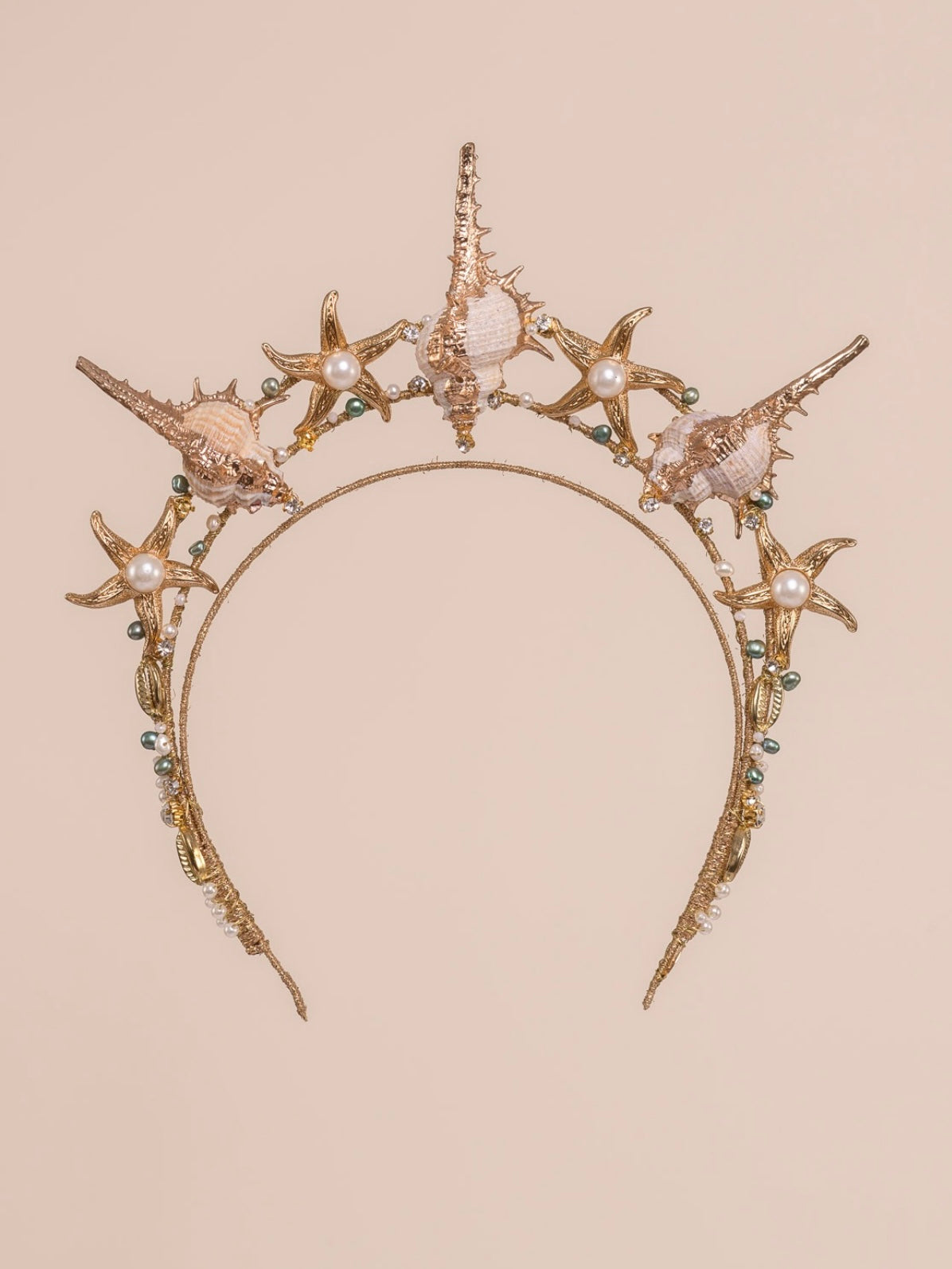 Luna Sirena Seashell Mermaid Crown – HARMONIA NY